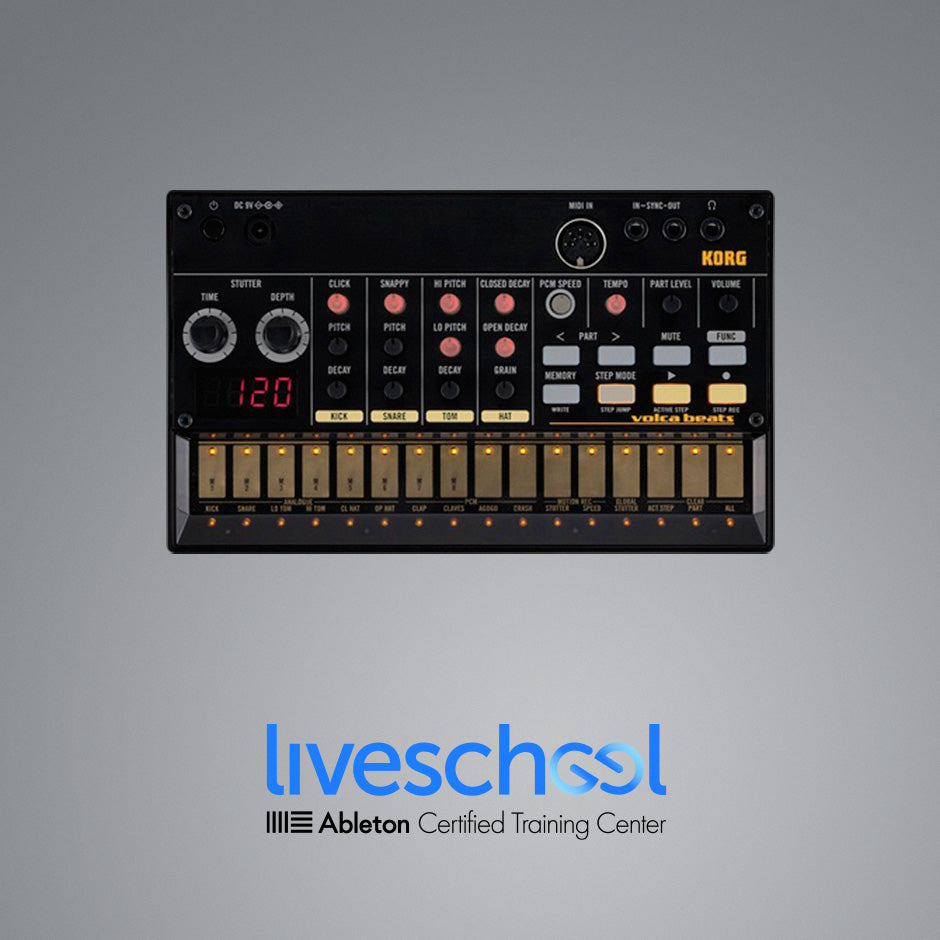 Korg "Volca Beats" Drum Sample Pack and Ableton Live Drum Racks – Liveschool